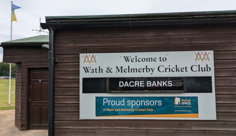 A relocated pavilion and home baking at Wath & Melmerby